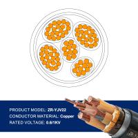 China ZR-YJV22 XLPE Armored Cable 12/20kV Fire Resistant Cable For Underground for sale