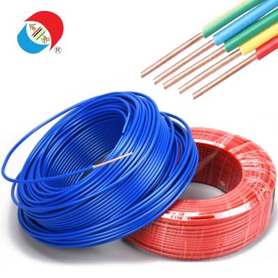 China WDZ-BYJ LSZH Flame-Retardant Single Core Wire 450/750V and 0.6/1kV for sale