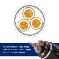 China WDZ-YJY23 0.6/1kV Low Voltage Wire LSZH Armored XLPE Cable for sale