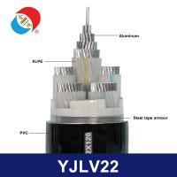 China YJLV22 Armored Aluminum XLPE Cable 0.6/1kV XLPE Electrical Cable for sale