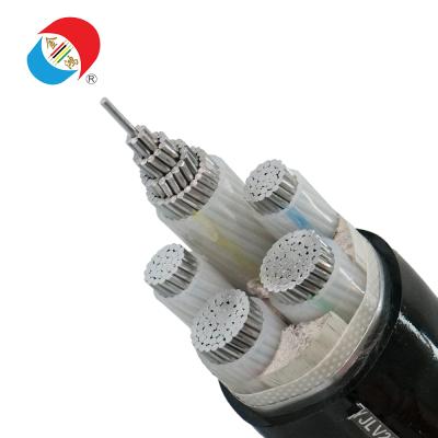 China YJLV22 Armored Aluminum XLPE Cable 0.6/1kV XLPE Electrical Cable for sale