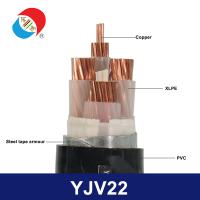 China 120mm2 150mm2 LV Underground Cable YJV22 Copper XLPE Steel Tape Armored Cable for sale
