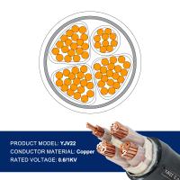 China 120mm2 150mm2 LV Underground Cable YJV22 Copper XLPE Steel Tape Armored Cable for sale