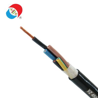 China YZ Rubber Sheathed Flexible Cable Temporary LV Power Cable 0.6/1kV To 35kV for sale