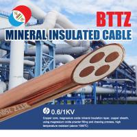 China LV Critical Circuits MI Cable BTTZ 3.6/6kV 6/10kV Mineral Insulated Copper Sheathed Cable for sale
