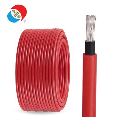 China Single Core Solar Photovoltaic DC Cable TUV Certified PV1-F UV & Weather Resistant for sale