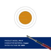 China Halogen Free PV1-F Photovoltaic DC Solar System Cable Weatherproof Design for sale