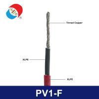 China Premium PV1-F Solar Panel Cable Halogen-Free 1500V DC Photovoltaic Wire for Renewable Energy Systems for sale