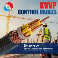 China KVVP Shielded Control Cable for Precision Instrumentation & EMI Protection 450/750V PVC Insulated Copper Braid for sale
