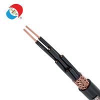 China KVVP Shielded Control Cable 450/750V PVC Insulated Copper Braid EMI Sensitive Applications for sale