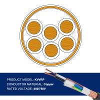 China KVVRP Flexible Shielded Control Cable for Automated Machinery & EMI Sensitive Dynamic Installations for sale