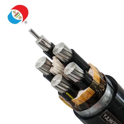 China YJLHV22 Armored Aluminum Alloy MV Cable Cost-Efficient Direct Burial Duct Installations for sale