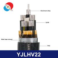 China YJLHV22 Armored Aluminum Alloy MV Cable Cost-Efficient Direct Burial Duct Installations for sale