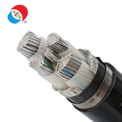 China YJLV22 Armored MV Power Cable XLPE Insulated , Aluminum Conductor for Fixed Installations for sale
