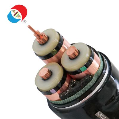 China YJV22 Armored MV Cable Ultimate Mechanical Protection Harsh Environments Industrial Zones for sale