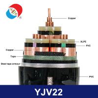China YJV22 Armored MV Cable Ultimate Mechanical Protection Harsh Environments Industrial Zones for sale