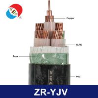 China ZR-YJV Flame Retardant MV Cable Enhanced Fire Safety XLPE Insulation Copper Conductor for sale