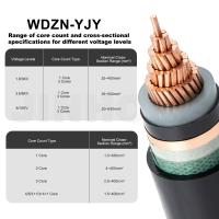 China WDZN-YJY 8.7/15kV MV Power Cable for Industrial Electrical Transmission for sale