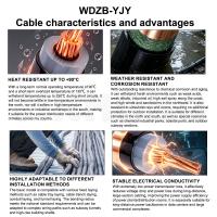 China WDZB-YJY MV Cable, B-Class LSZH Flame Retardant XLPE Insulated Non-Armored Power Cable for sale