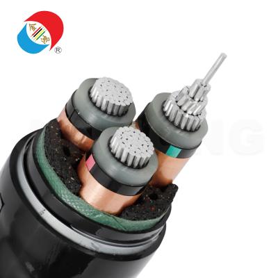 China Heavy-Duty YJLV22 MV Cable with Superior Mechanical Protection for Harsh Laying Conditions for sale