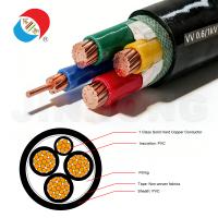 China VV 0.6/1kV PVC Insulated PVC Sheathed Copper Power Cable for Conventional Civil, Commerce & Small Industrial Distribution Engineering for sale