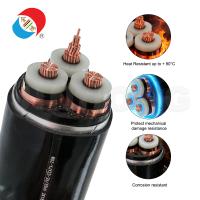 China Armoured XLPE Power Cable | Anti-Extrusion Direct Buried MV Cable for Municipal Grid & Industrial External Trunk Line for sale