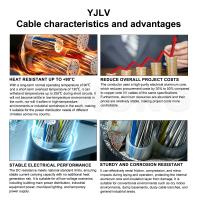China YJLV 0.6/1kV Aluminum Core Power Cable | XLPE Insulated Low Voltage Distribution Cable for sale