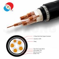 China YJV32 0.6/1kV SWA Armored Power Cable | Tensile Resistant Vertical Laying XLPE Copper Cable for sale