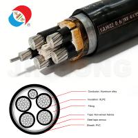 China YJLHV22 Aluminum Alloy Armored Power Cable | Anti-Creep Underground Direct Burial Low Voltage Distribution Cable for sale