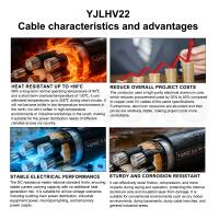 China YJLHV22 Aluminum Alloy Armored Power Cable | Anti-Creep Underground Direct Burial Low Voltage Distribution Cable for sale