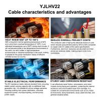 China YJLHV22 Aluminum Alloy Steel Tape Armoured PVC Sheathed Power Cable | STA Underground Armoured Distribution Cable for sale