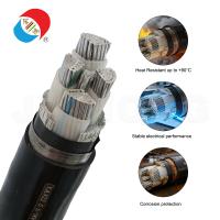 China YJLV22 Aluminum Conductor XLPE Insulated Double Steel Tape Armoured Budget-Friendly Direct Burial Distribution Cable for sale