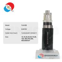 China YJLV22 Aluminum Conductor XLPE Insulated Double Steel Tape Armoured Budget-Friendly Direct Burial Distribution Cable for sale