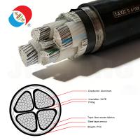 China YJLV22 Aluminum Conductor XLPE Insulated Double Steel Tape Armoured Budget-Friendly Direct Burial Distribution Cable for sale