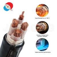 China YJV22 0.6/1kV 3×95+1×50 Copper Steel Tape Armoured Power Cable Direct Burial Main Distribution Cable for sale
