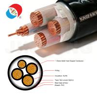 China YJV22 0.6/1kV 3×240+1×120 Copper Steel Tape Armoured Power Cable | Heavy-Duty Three-Phase Four-Wire Direct Burial Main Incoming Trunk Cable for sale