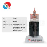 China YJV22 0.6/1kV 3×240+1×120 Copper Steel Tape Armoured Power Cable | Heavy-Duty Three-Phase Four-Wire Direct Burial Main Incoming Trunk Cable for sale