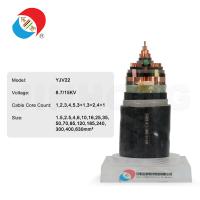 China YJV22 8.7/15kV 3×185 Heavy-Capacity 15kV Direct Burial Substation Feeder & Renewable Energy Grid Interconnection Cable for sale