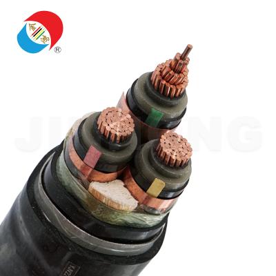 China YJV22 8.7/15kV 3×185 Heavy-Capacity 15kV Direct Burial Substation Feeder & Renewable Energy Grid Interconnection Cable for sale