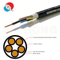 China YZ Rubber Sheathed Flexible for Construction Site Tools, Mobile Equipment, Temporary Power & Wet Industrial Working Conditions for sale