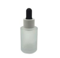 China Frosted White Essential Oil Dropper Bottles Nontoxic K1004 15ml 30ml for sale