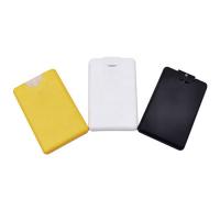 China Plastic Perfume Hand Sanitizer Pocket Sprayer , K1108 Credit Card Size Spray Bottle for sale