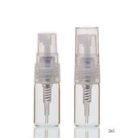 China Disposable Plastic Sample Size Perfume Vials , K1209 Nontoxic Mini Perfume Bottle for sale