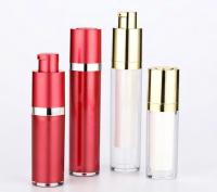 China Plastic PP Empty 10ml 15ml Cosmetic Airless Pump Lotion Serum Bottle for sale