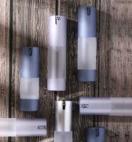 China 15ml Frosted Airless Pump Bottles Plastic Lotion Pump Vacuum Travel Container for sale