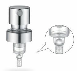 China ODM K403 Fine Mist Perfume Pump Sprayer 0.10cc Aluminum Silver Color for sale