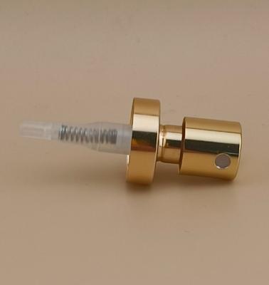 China Golden Alum Button Fine Crimp Sprayer Big Housing K402-1 for Perfume for sale