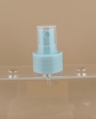China Cosmetic Bottles Cyan Smooth Fine Mist Sprayer Trigger K302 for sale