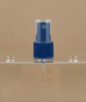 China Dark Blue Ribbed Fine Mist Sprayer K302 Trigger for Cosmetic Bottles for sale