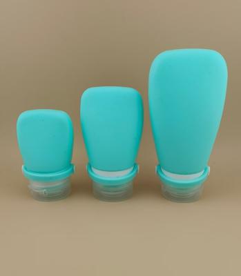 China Cyan Refill Container Silicone Travel Bottles K1400 for Skincare for sale